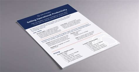 Selling Operational Productivity Gale Strategies