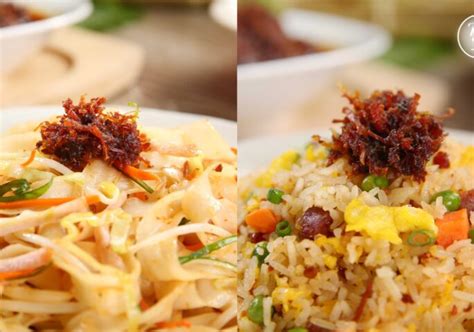 Fried Noodles And Rice With Xo Sauce Beef Stew Chinese Food Cooking