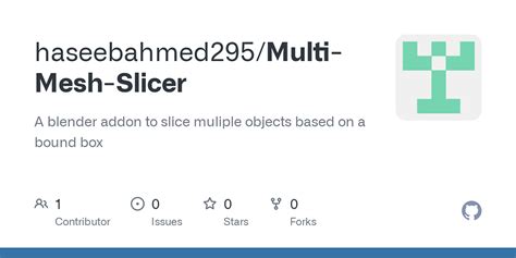 Multi Mesh Slicer Addon Released Scripts And Themes Blender Artists Community