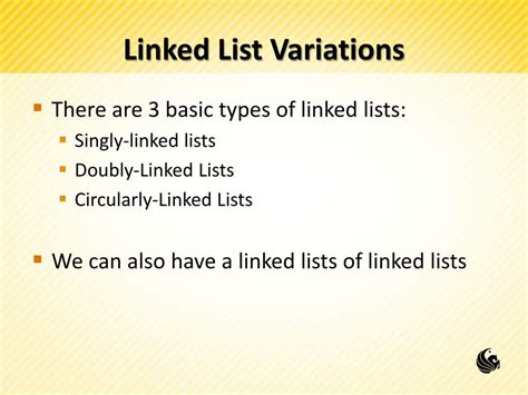 Ppt Linked List Variations Powerpoint Presentation Free Download