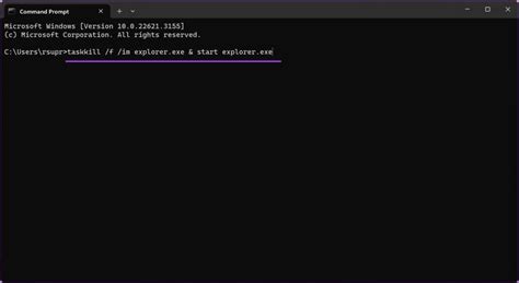 How To Restart Windows Explorer After Killing It