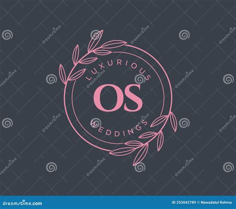 Os Initials Letter Wedding Monogram Logos Template Hand Drawn Modern Os Initials Letter Wedding Monogram Logos Template Hand Drawn Modern