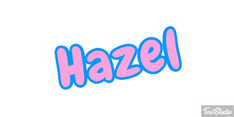 Hazel Name Animated  Logo Designs