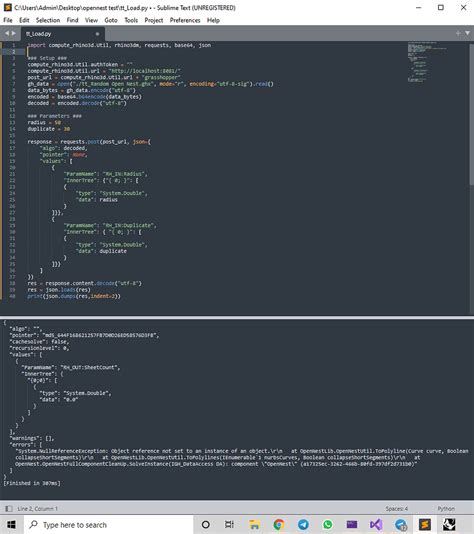 Error When Working With OpenNest And Rhino Compute OpenNest McNeel Forum