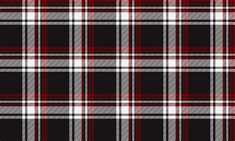 원활한 격자 무늬 패턴 검은 색 흰색 빨간색 아름답고 눈길을 끄는 옷 스커트 바지 디자인에 적합하며 모든 의상에 클래식과 스타일을 더합니다 격자무늬에 대한 스톡 벡터 아트