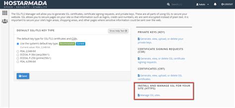 how to install a third party ssl certificate on my web hosting account