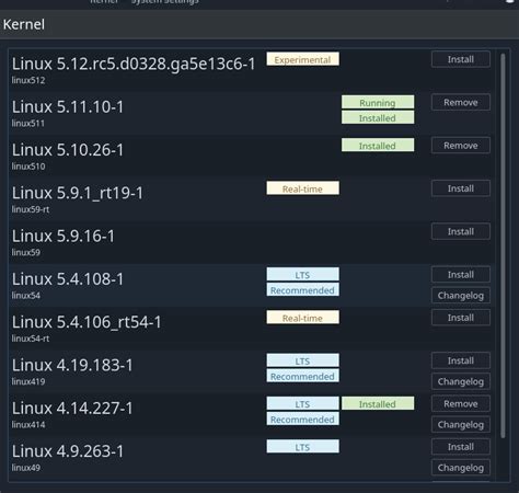 Remove Old Kernel From List Kernel Manjaro Linux Forum