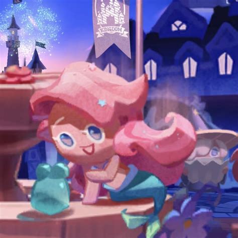 Ariel Crk Pfp Cookie Run Disney Cookies Cute Cartoon Wallpapers