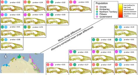 Pairwise Comparisons Between Means Of Each Population And Visualization Download Scientific