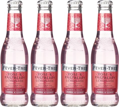Fever Tree Rose And Raspberry Lemonade Drink 4 X 200 Ml Buy Online At