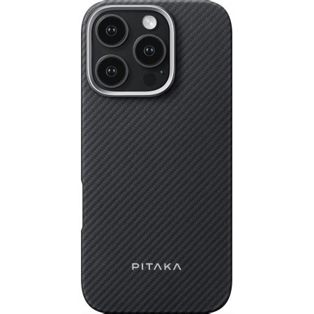 Чехол PITAKA Ultra-Slim Case для iPhone 16 Pro Max карбоновый кевлар ...