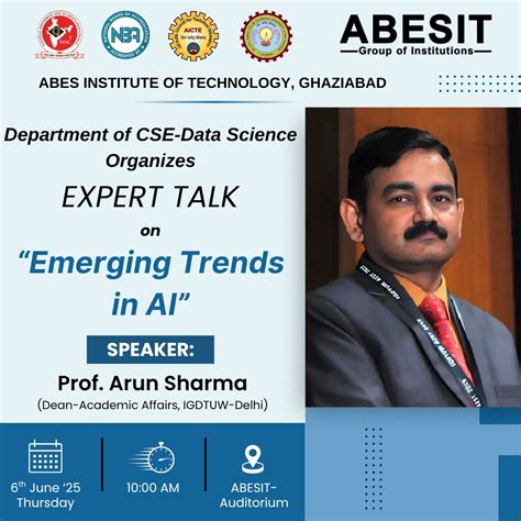 An Insightful Session On Emerging Trends In Ai Abesit