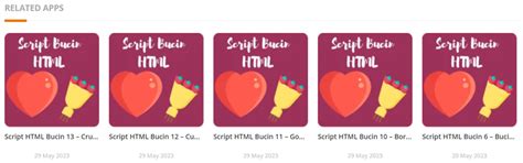 Kumpulan Script Html Bucin Keren Dan Gratis Tanpa Coding