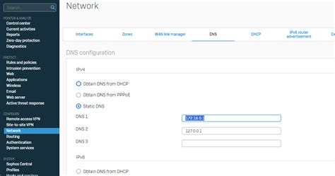DNS Server In DHCP Options Keeps Changing To Sophos IP Discussions Sophos Firewall Sophos