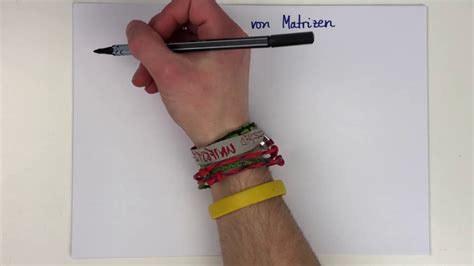 Matrixaddition Höhere Mathematik Youtube