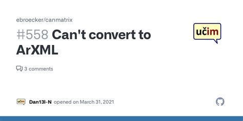 Cant Convert To Arxml · Issue 558 · Ebroeckercanmatrix · Github