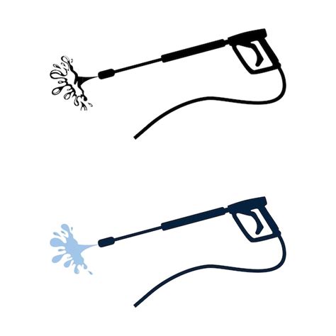 Premium Vector High Pressure Washer Gun Vector