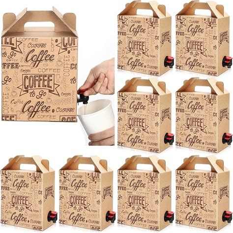 Resholder 10 Pack Coffee To Go Box Container For Catering