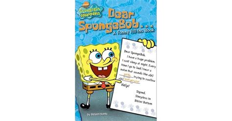 Dear Spongebob A Funny Fill Ins Book By Steven Banks