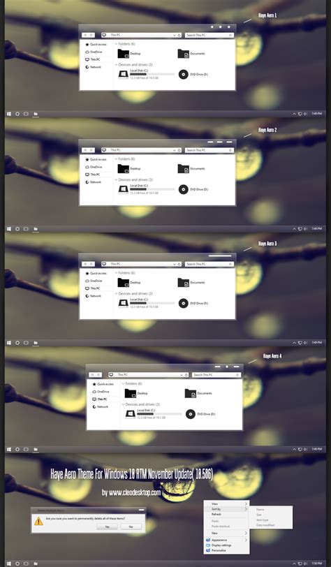 SkinPackTheme For WindowsHaye Aero Theme For Win