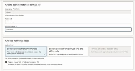 Oracle Cloud Db 생성