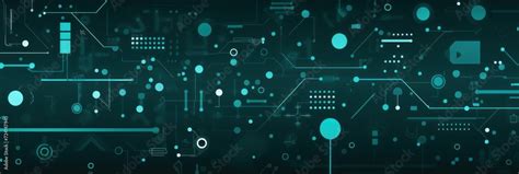 Teal Smooth Background With Some Light Grey Infrastructure Symbols And