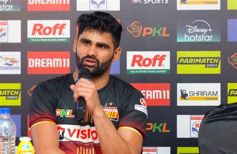Pkl 11 Pardeep Narwal Reveals Reason Behind Bengaluru Bulls Poor