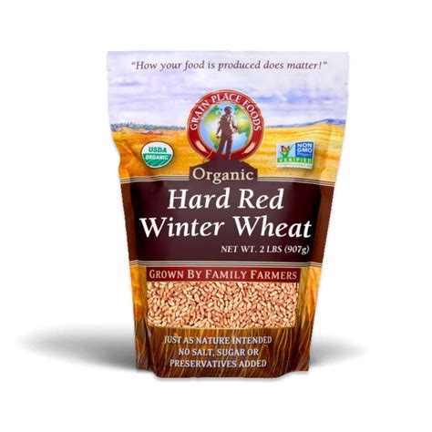 Organic Hard Red Wheat Grain Place Foods
