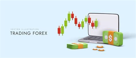 Premium Vector Forex Trading Chart Of Green And Red Japanese Candles
