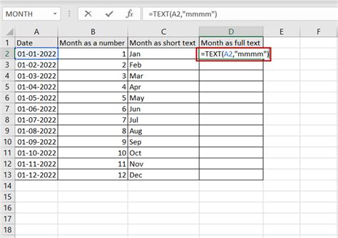How To Pull The Month From Date In Excel Spreadcheaters
