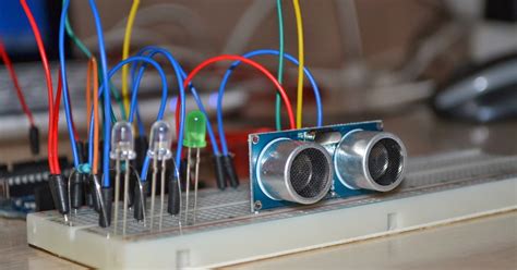 El Cajón De Arduino Medida Distancia Con Leds Y Ultrasonidos