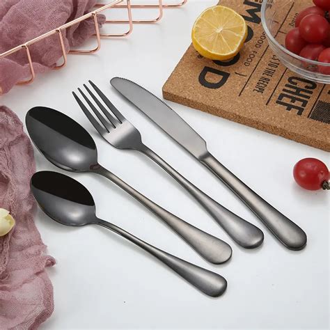 Черный набор столовых приборов на 1 персону Classic-2 Black купить ...