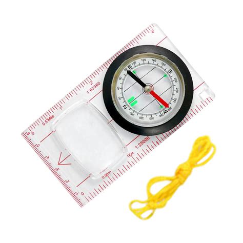 Backpacking Baseplate Map Compasses With Scale Orienteering Base Plate