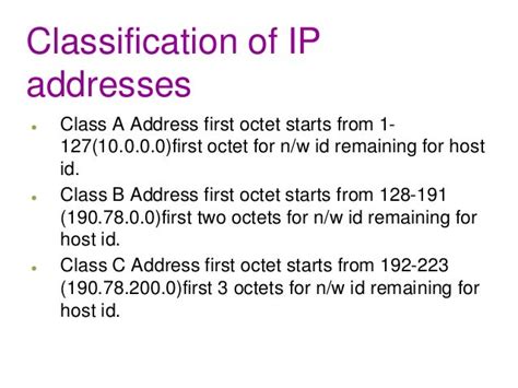 basic understanding about tcp ip addressing system