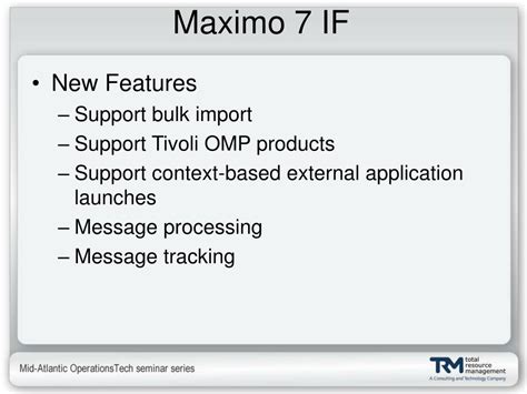 Ppt Maximo Integration Framework Powerpoint Presentation Free Download Id