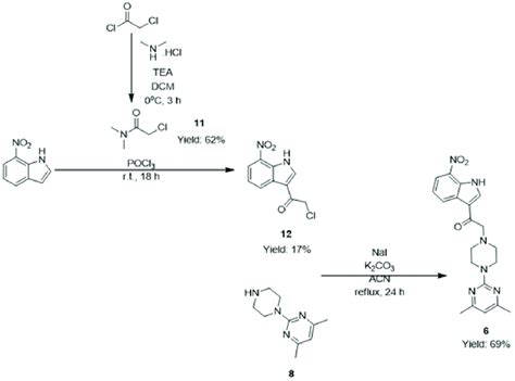 Scheme 3 Synthetic Scheme For The Synthesis Of Compound 6 Download