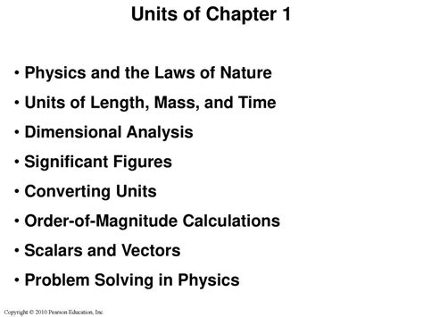 Lecture Outline Chapter 1 Physics 4th Edition James S Walker Ppt Download