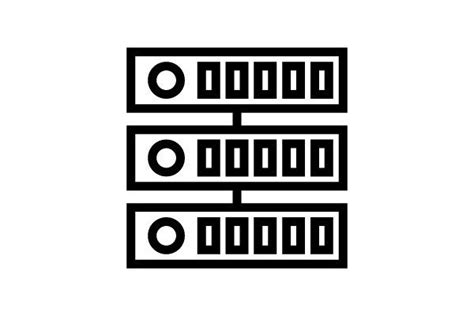 Database Line Icon Graphic By Muhammadfaisal40 · Creative Fabrica