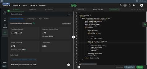 Vaibhav Soni On Linkedin Gfg160 Geekstreak2024 Geeksforgeeks Linkedlist Codingjourney