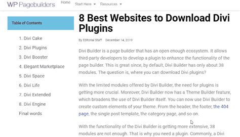 How To Add Table Of Contents In Elementor Wppagebuilders