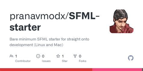 Github Pranavmodxsfml Starter Bare Minimum Sfml Starter For