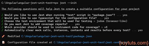 Angular Unit Testing With Jest Roy Tutorials