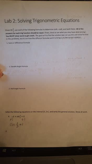 Solved Given Theta Pi Use Each Of The Following Formulas Chegg Com