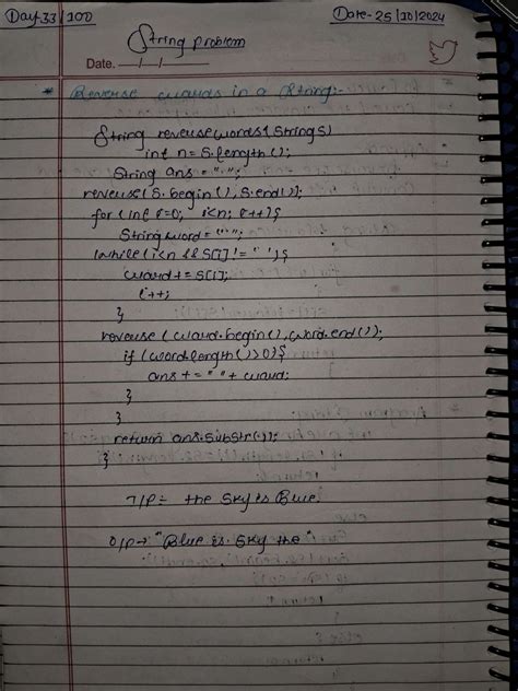 Sushil Kumar On Linkedin Day33 Dsa Strings Reverseword