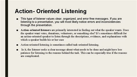 Listening Style Preferences By Maleeha Imran Definition Listening