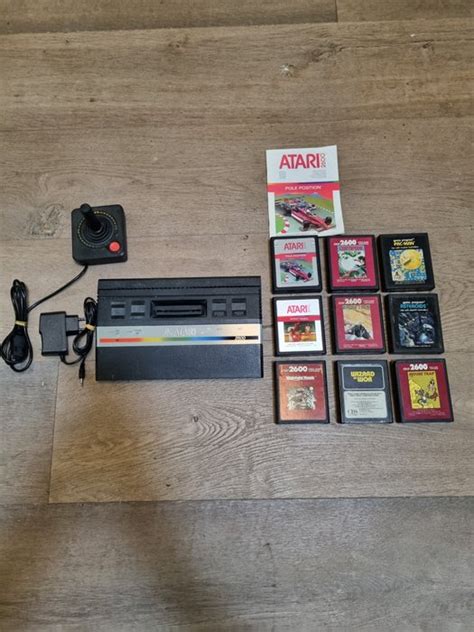 1 Atari 2600 Jr Console With Games 9 Without Catawiki