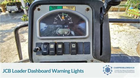 JCB Loader Dashboard Warning Lights Symbols And Meanings