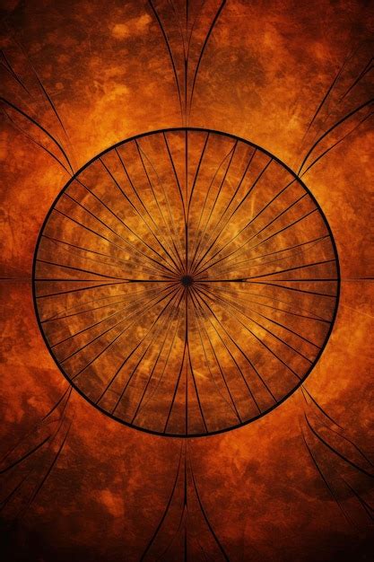 premium photo symmetric rust circle background pattern ar 23 v 52 job