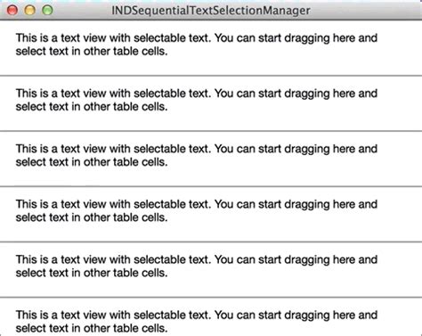 Github Indragiek Indsequentialtextselectionmanager Sequential Text Selection For Nstextviews