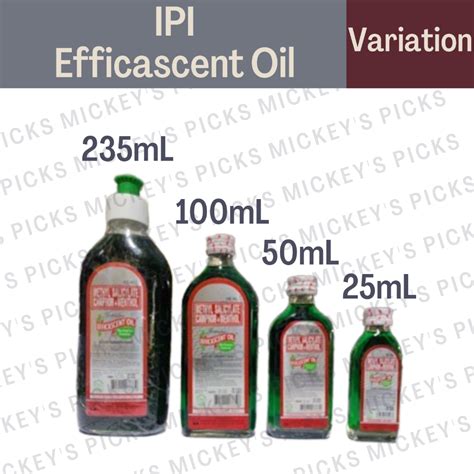 Efficascent Oil By Ipi Counterirritant Methyl Salicylate Camphor